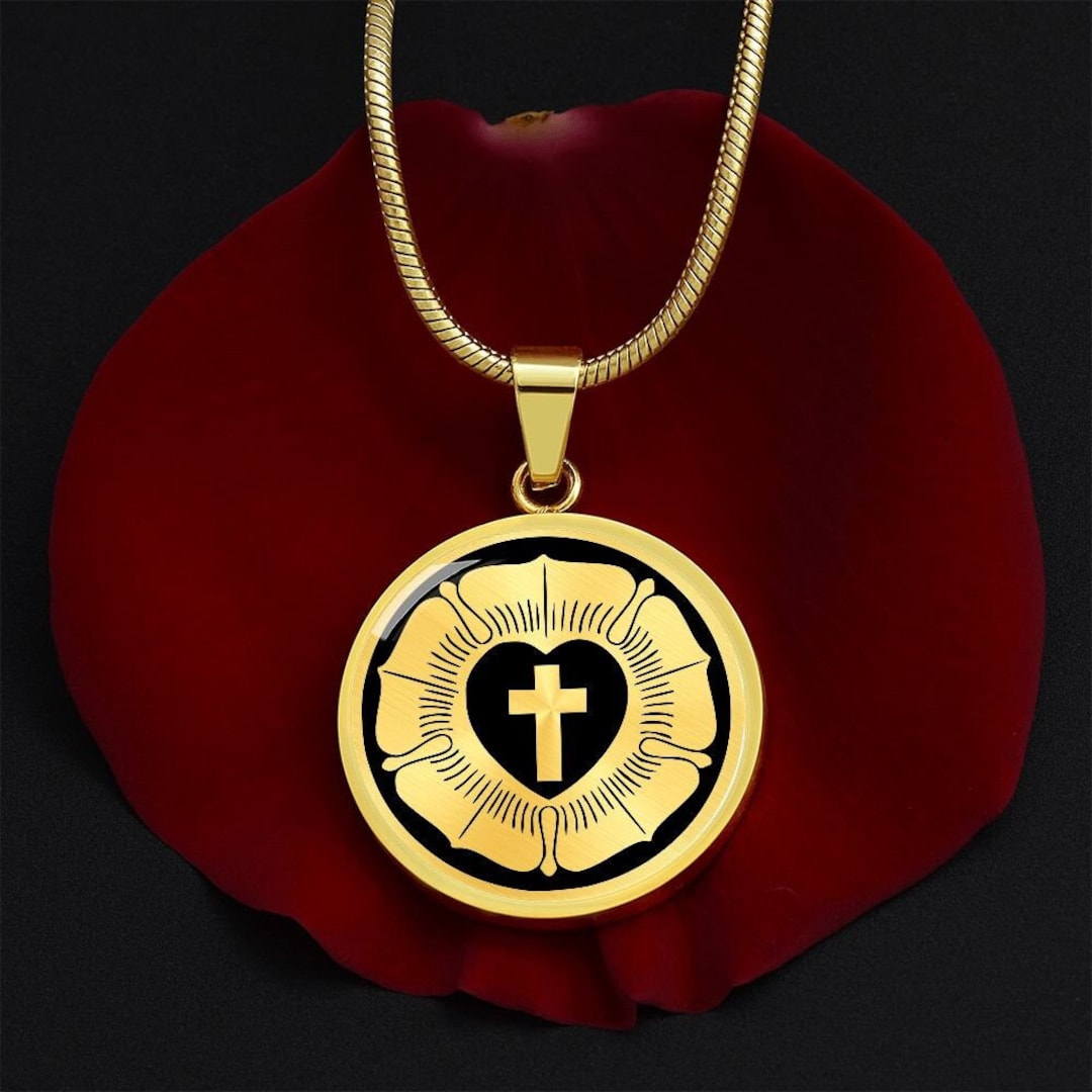 Luther Rose Necklace, Lutheran Necklace, Luther Rose Jewelry ...