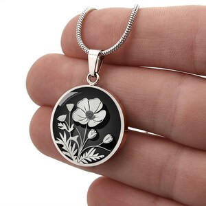 Personalized Buttercup Necklace, Buttercup Gift for Women, Flower ...