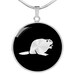 Beaver Necklace Beaver Gift Beaver Pendant Beaver Jewelry - Etsy