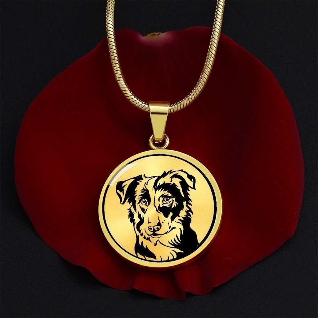 Border Collie Necklace, Border Collie Gift, Dog Mom Gift, Dog Memorial ...