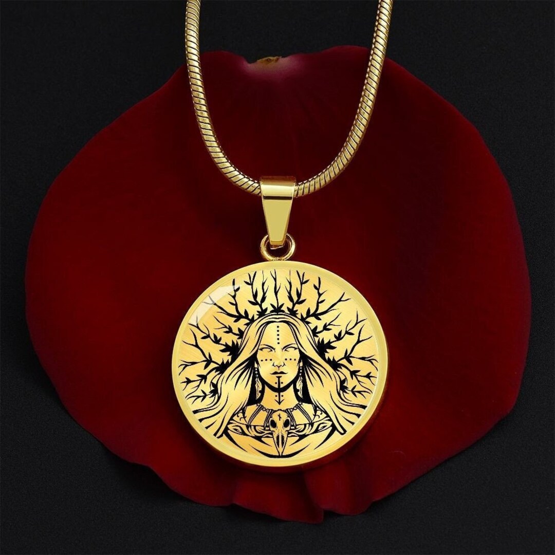 Cailleach Necklace, Cailleach Pendant, Celtic Goddess of Winter ...
