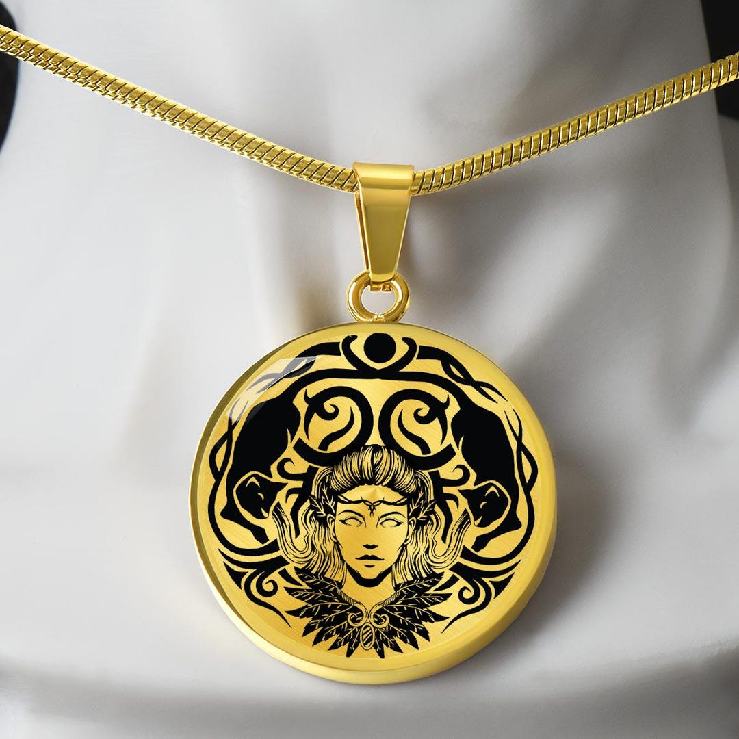 Freya Necklace, Freyja Necklace, Norse Goddess of Magic, Viking Jewelry ...