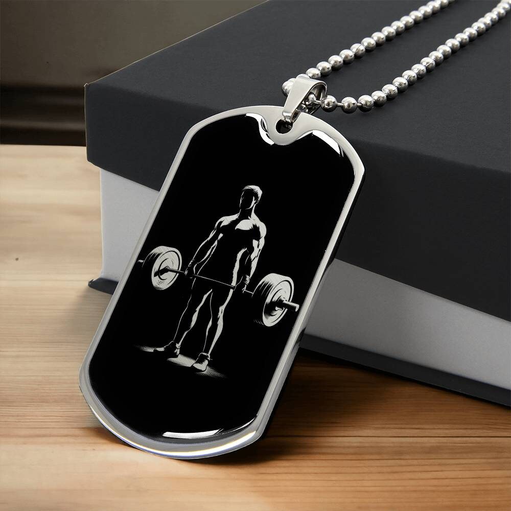 Weightlifting Necklace, Fitness Necklace, Weightlifting Gift for Men ...
