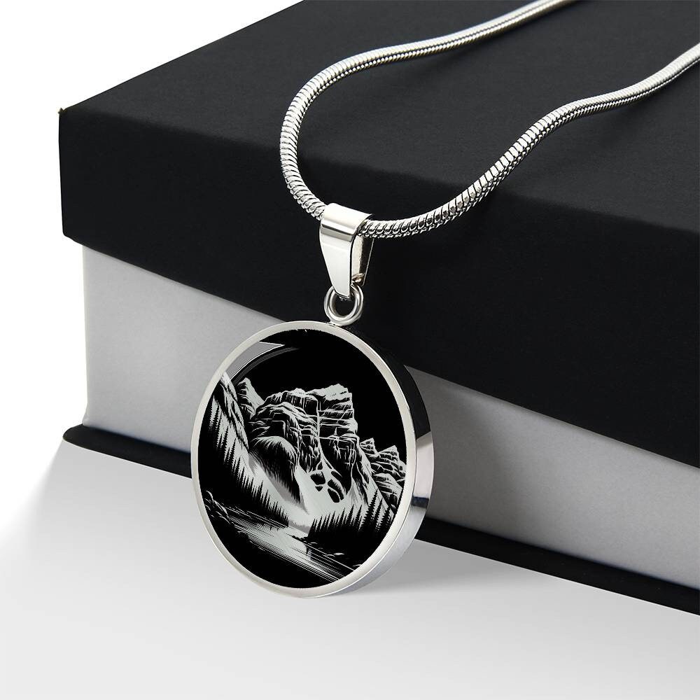 Personalized Banff National Park Necklace, Banff Gift, Banff Pendant ...