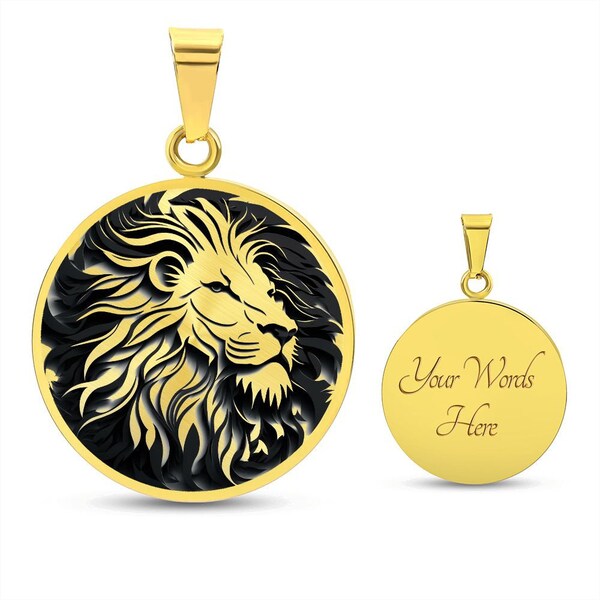 Lion Necklace - Etsy