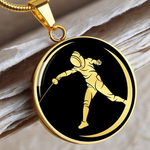 Personalized Fencing Necklace | Fencing Gifts for Women, Fencing ...