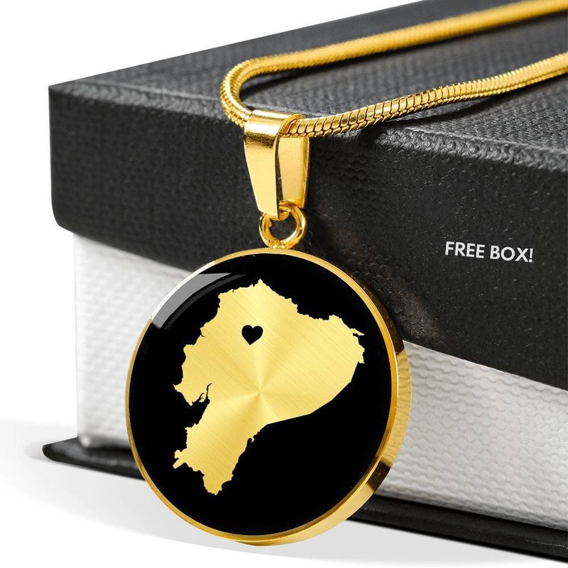 Necklace Ecuador Gold - Etsy