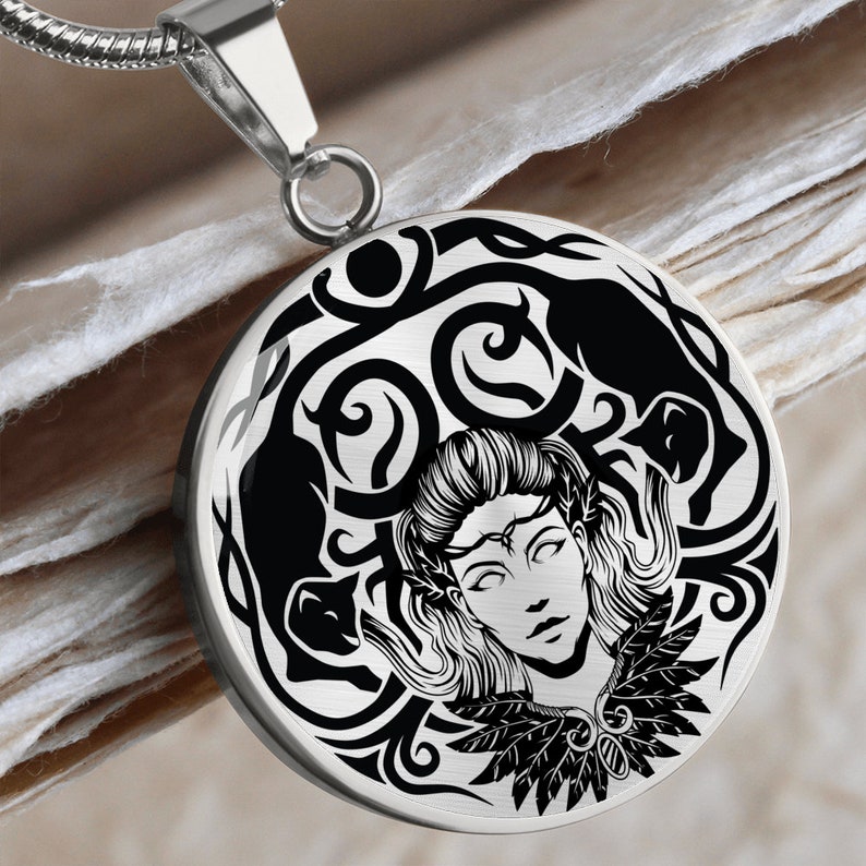 Freya Necklace Freyja Necklace Norse Goddess of Magic - Etsy