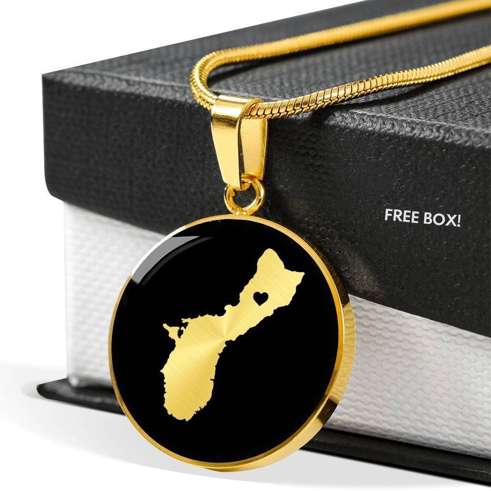 Guam Necklace Guam Gift Guam Pendant Guam Jewelry Guam - Etsy Sweden