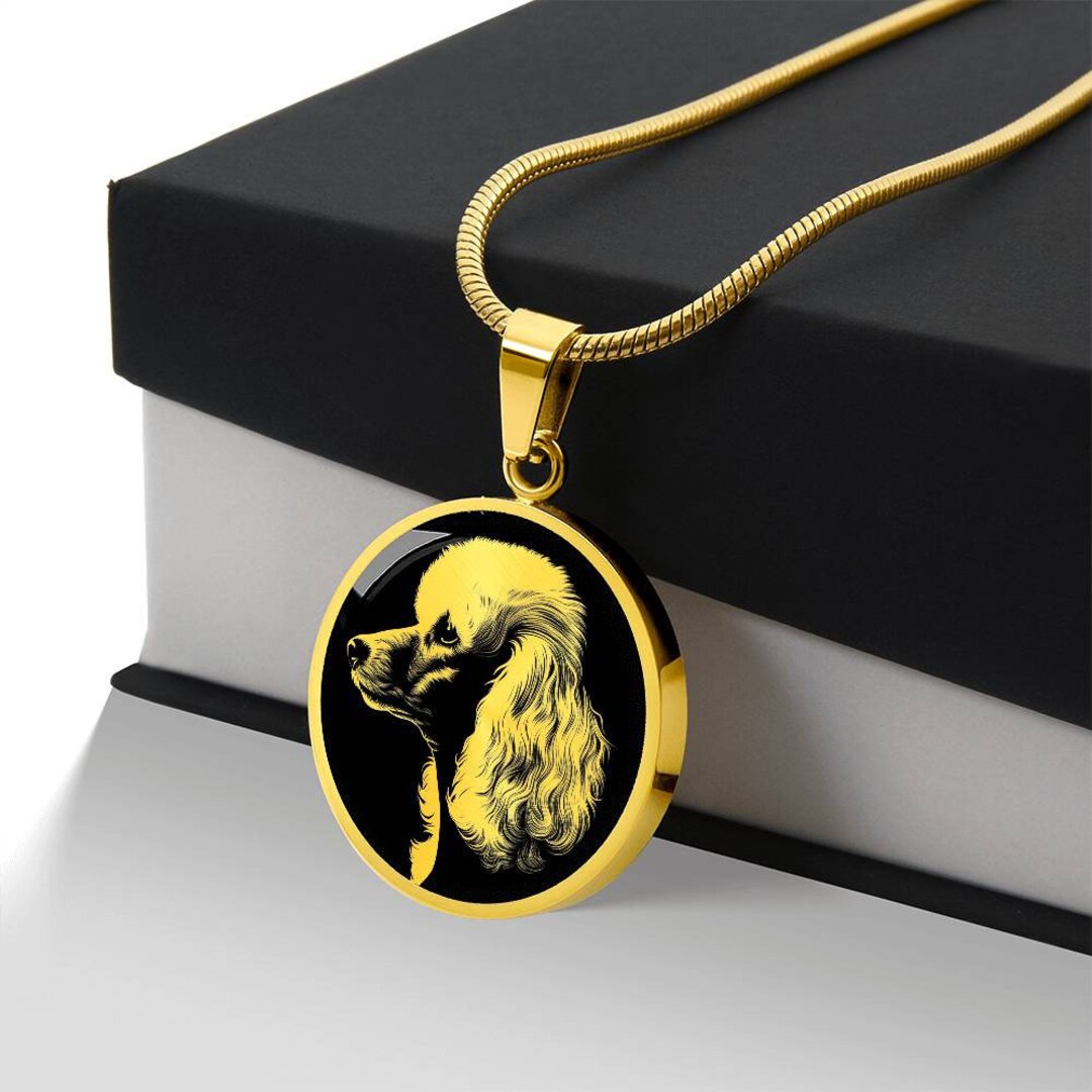 Personalized Poodle Necklace, Poodle Gift, Poodle Pendant, Poodle Dog ...