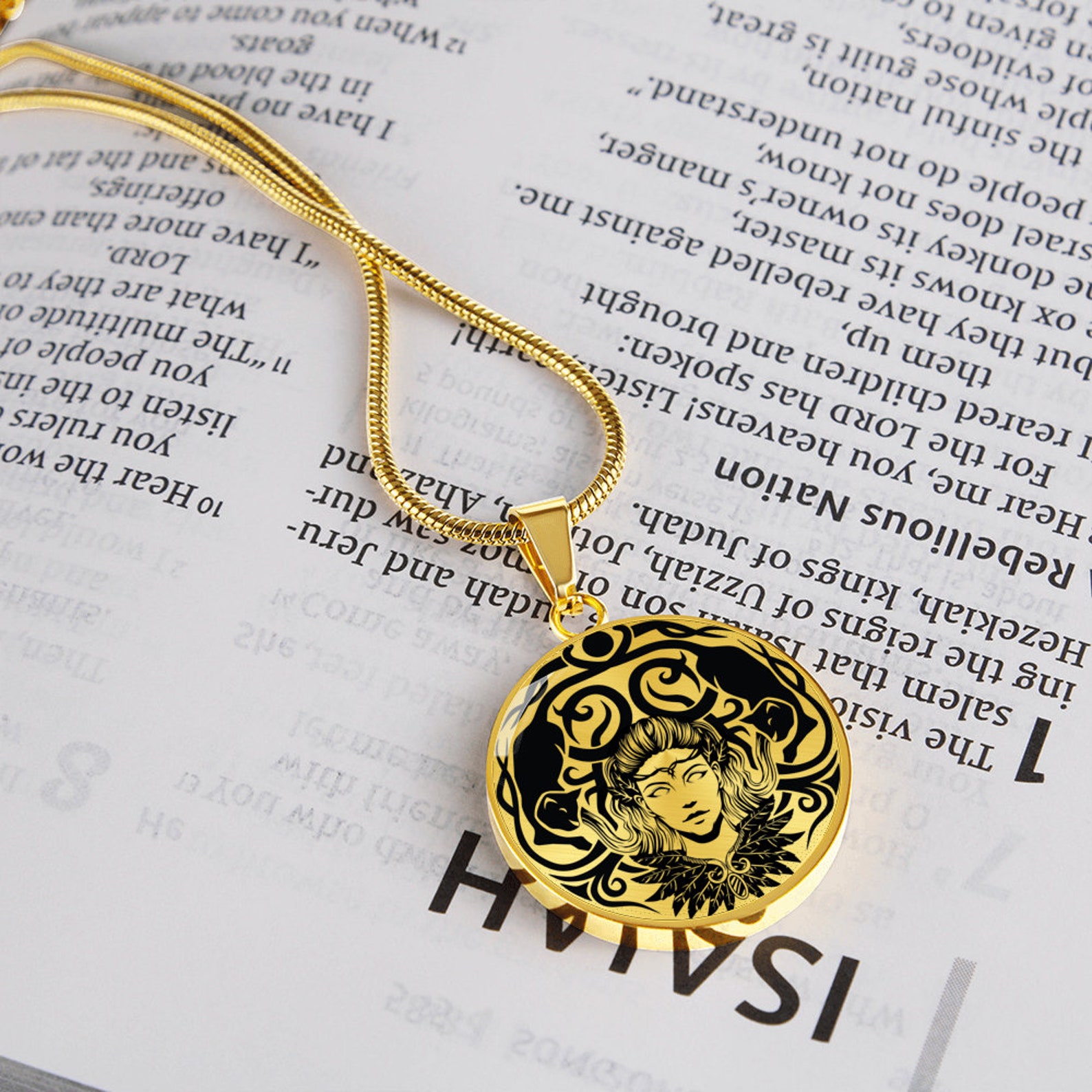 Freya Necklace Freyja Necklace Norse Goddess of Magic - Etsy