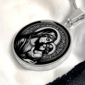 Saint Anne Necklace, St Anne Mother of Mary, Patron Saint of Mothers ...