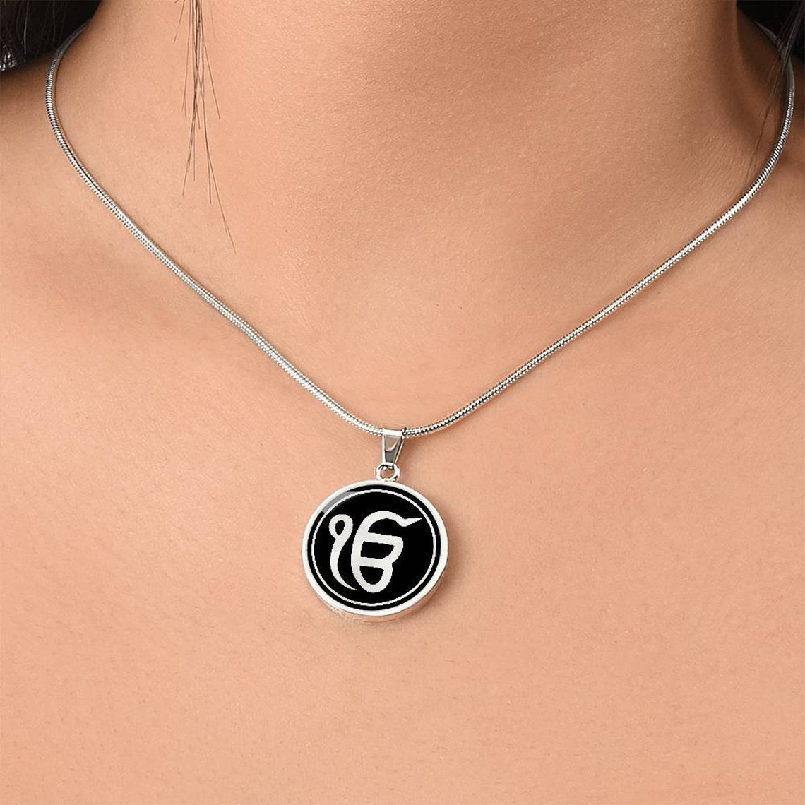 Personalized Ek Onkar Necklace, Sikhism Gift, Protection Necklace ...