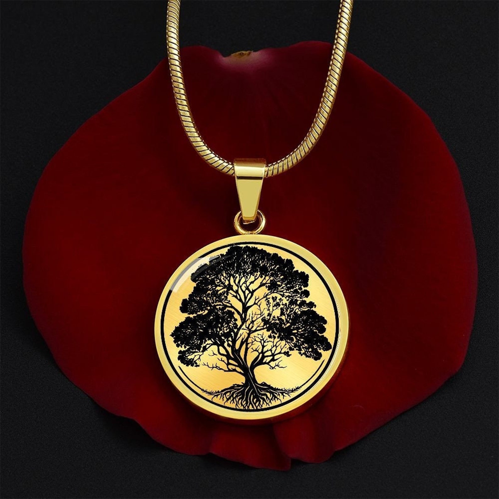 Personalized Oak Tree Necklace Oak Tree Gift Oak Tree - Etsy