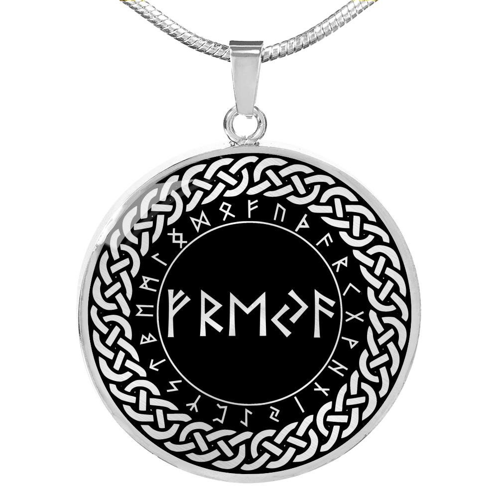 Freya Runes Pendant, Goddess of Magic, Viking Jewelry, Witch Pendant ...