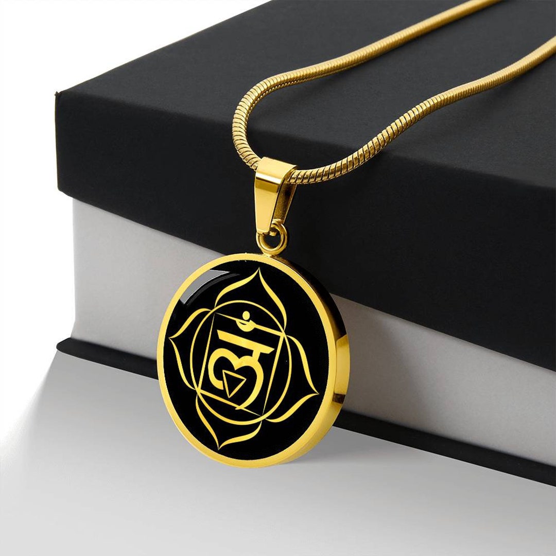Personalized Muladhara Chakra Necklace, Root Chakra Necklace, 1st ...