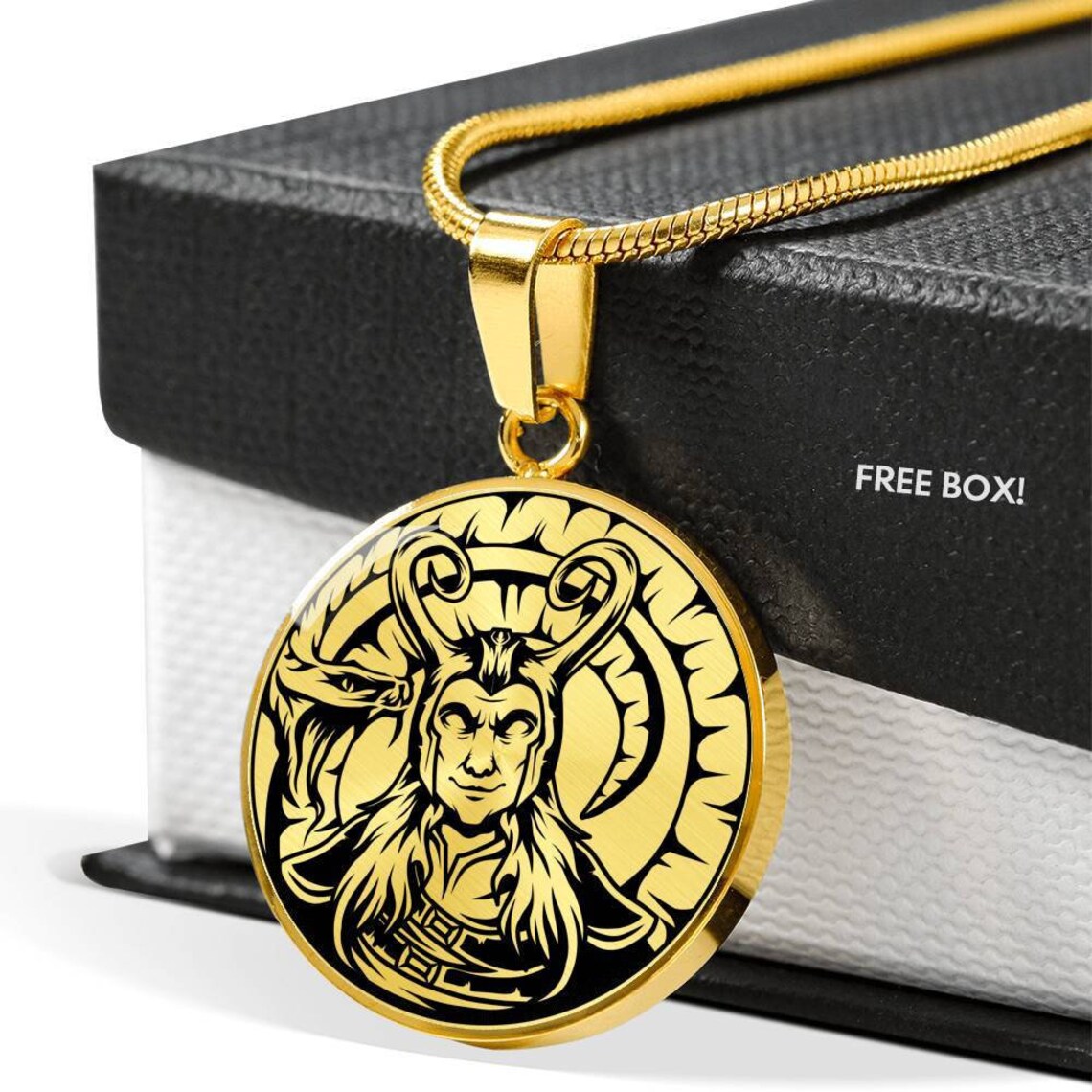 Loki Necklace Loki Pendant Norse God of Mischief Viking - Etsy