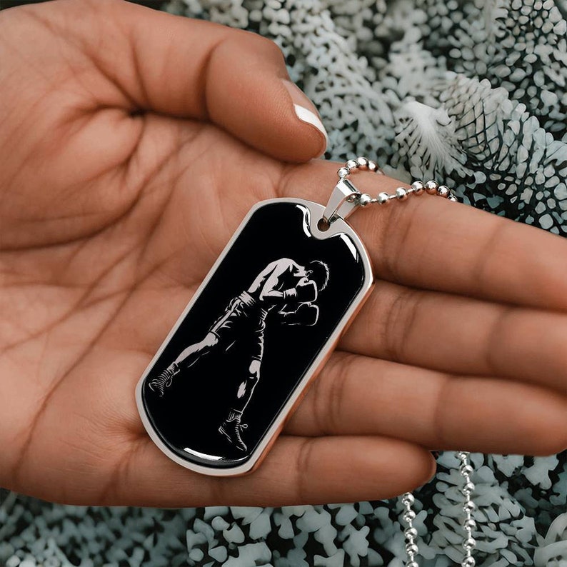 Personalized Boxing Necklace, Boxing Gift for Men, Boxing Pendant ...
