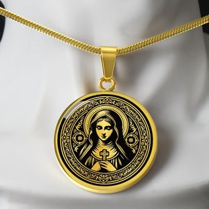 Saint Virginia Necklace, St Virginia Centurione Bracelli, Communion ...
