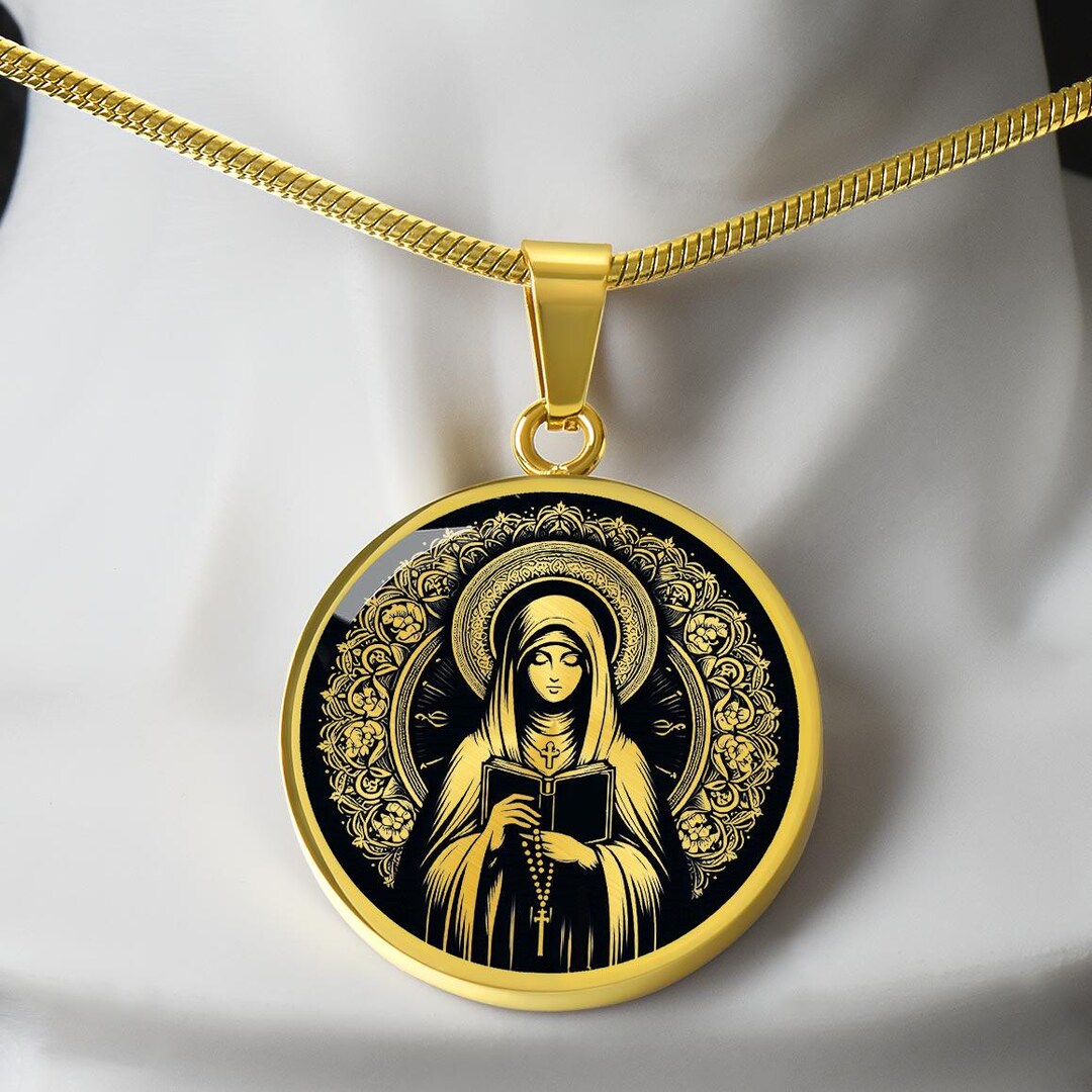 Saint Rafqa Necklace, St Rafqa Patron Saint of Loss of Parents and ...
