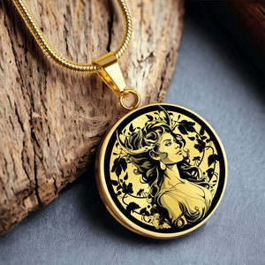 Personalized Artemis Necklace, Diana, Artemis Pendant, Goddess of the ...