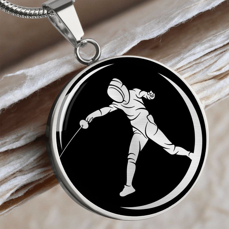 Personalized Fencing Necklace Fencing Gifts for Women - Etsy