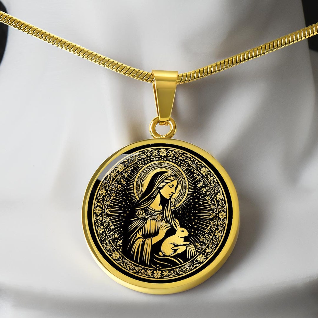 Saint Melangell Necklace, Saint Melangell Pendant, Patron Saint of ...