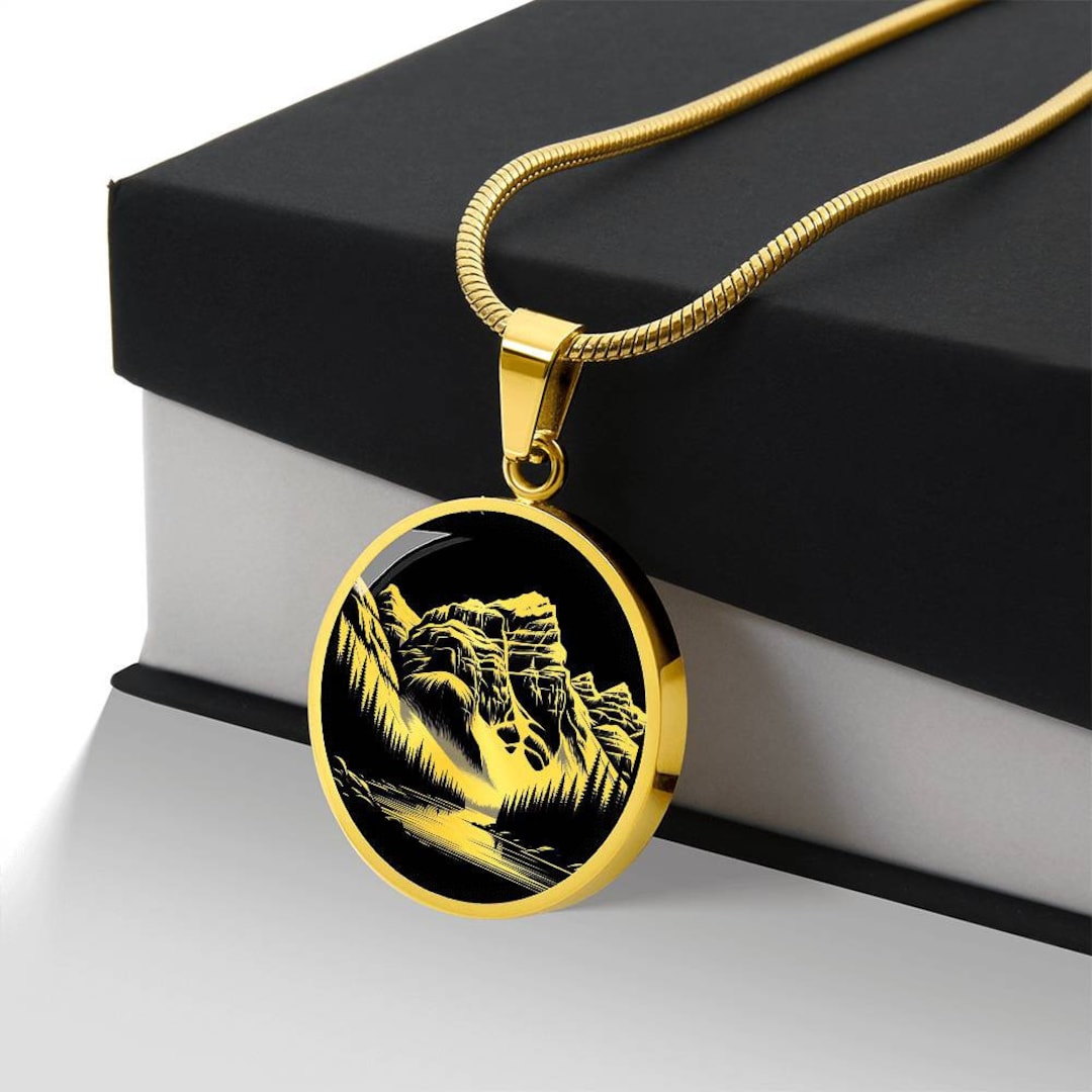 Personalized Banff National Park Necklace, Banff Gift, Banff Pendant ...