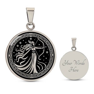 Personalized Skadi Necklace, Skadi Pendant, Norse Goddess of Winter ...