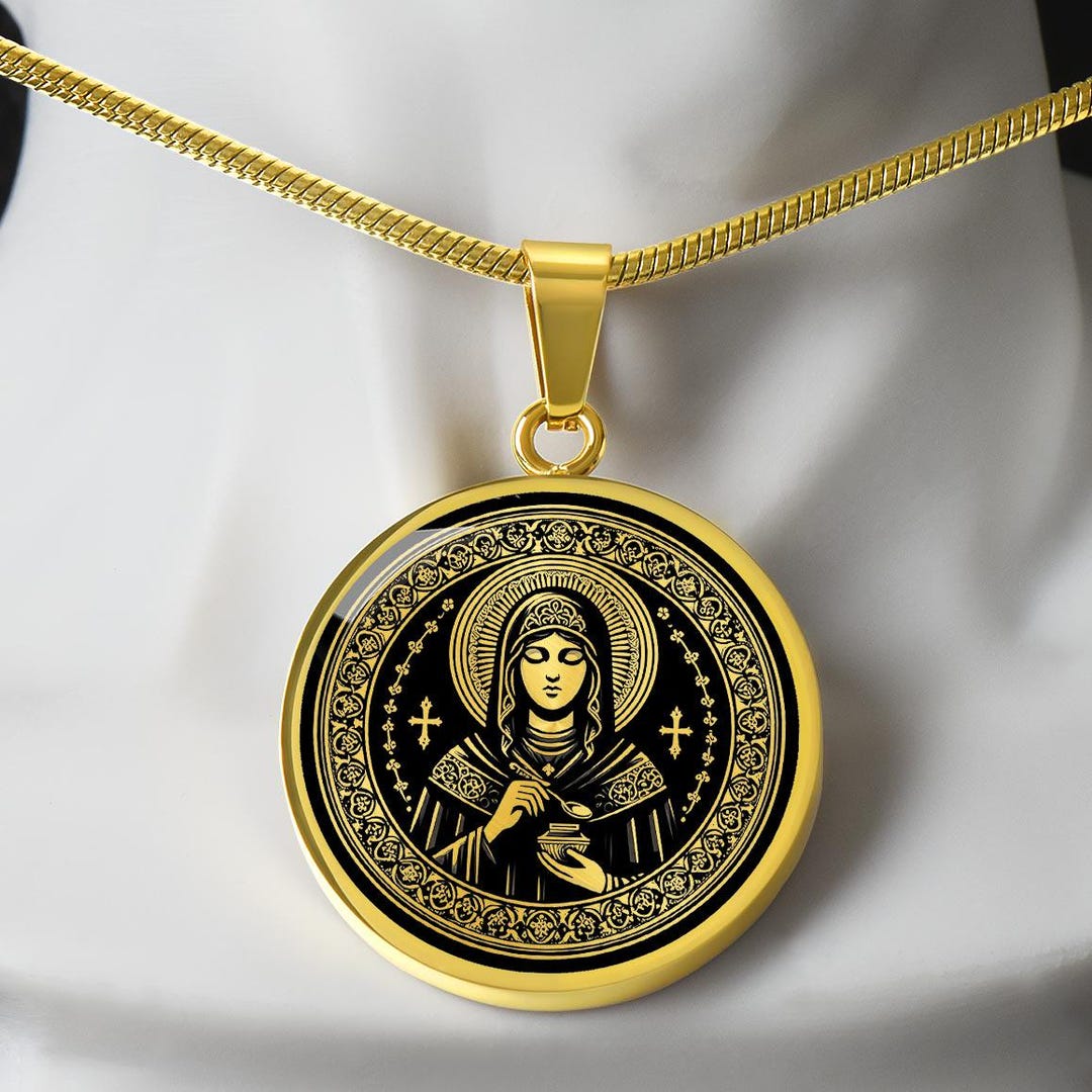 Saint Hermione Necklace, St Hermione of Ephesus Patron Saint of Healers ...