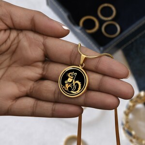 Personalized Chipmunk Necklace, Chipmunk Gift, Chipmunk Pendant ...