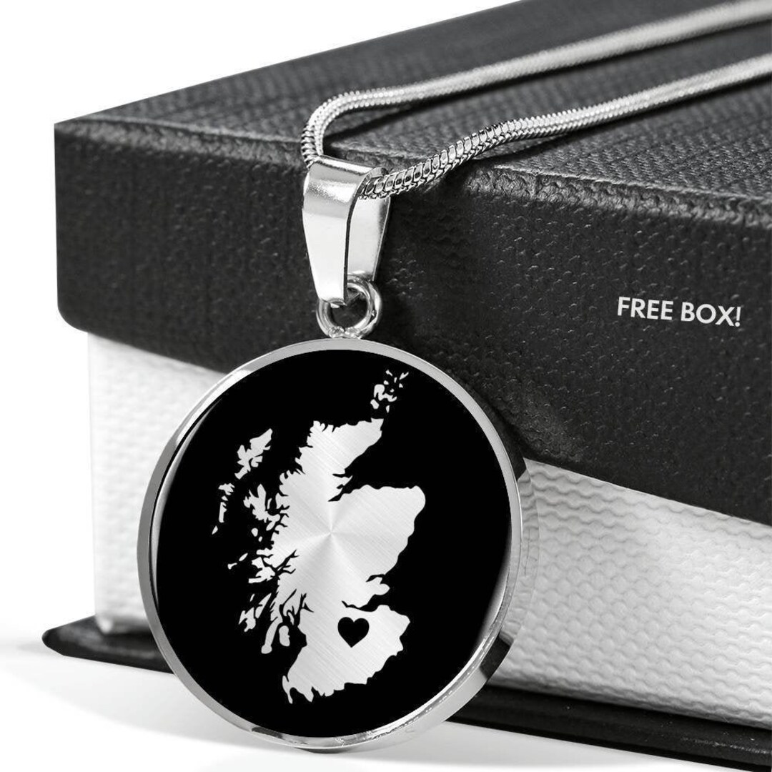 Scotland Necklace, Scotland Gift, Scotland Pendant, Scotland Jewelry ...