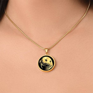 Personalized Seal Necklace, Seal Gift, Seal Pendant, Seal Jewelry ...