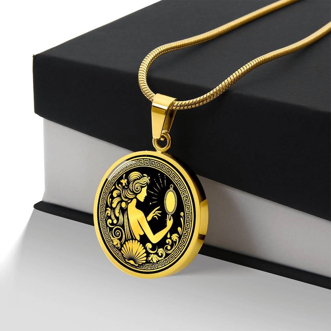 Personalized Aphrodite Necklace, Aphrodite Pendant, Goddess of Love ...