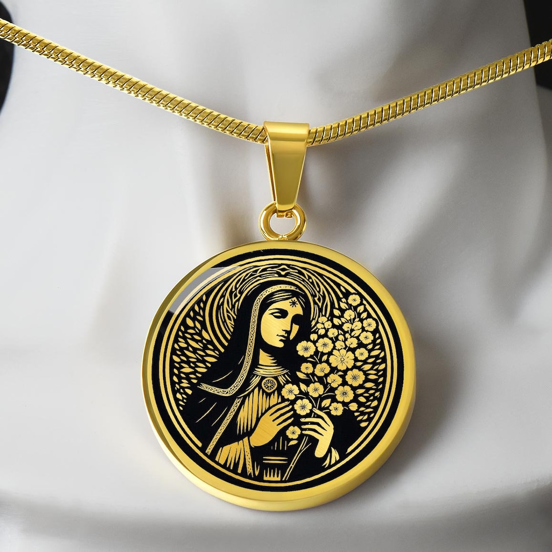 Saint Beatrice Necklace, St Beatrice Da Silva, Baptism Gift ...