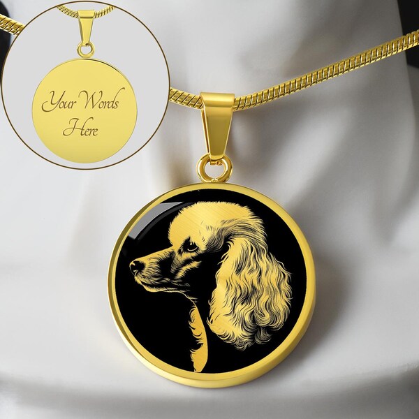 Poodle Necklace - Etsy