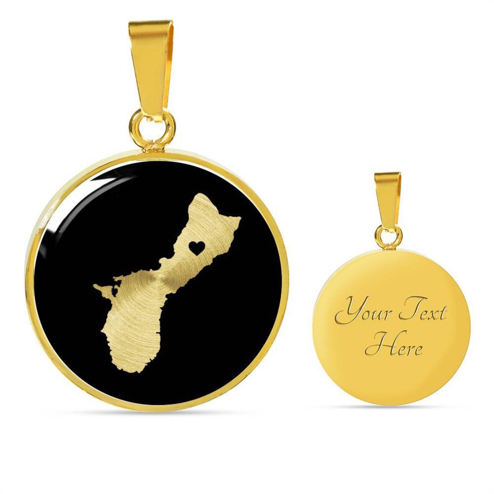 Guam Necklace Guam Gift Guam Pendant Guam Jewelry Guam - Etsy Sweden