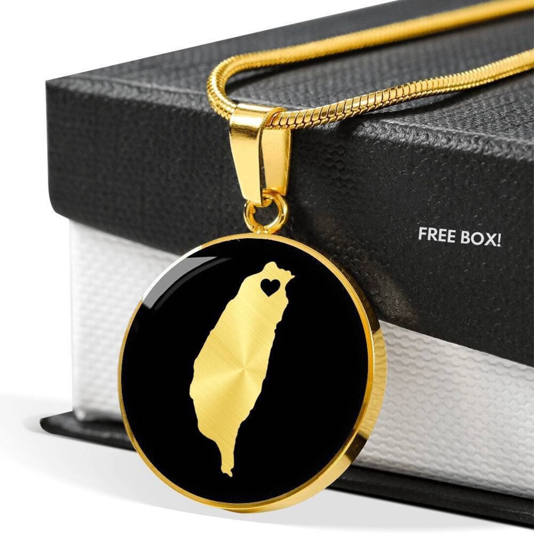 Taiwan Necklace, Taiwan Gift, Taiwan Pendant, Taiwan Jewelry, Taiwan ...