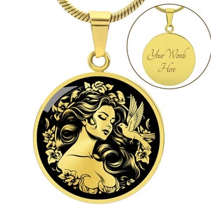 Personalized Aphrodite Necklace, Venus, Aphrodite Pendant, Goddess of ...