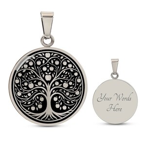 Personalized Tree of Knowledge Necklace, Adam & Eve, Lilith, Feminist ...