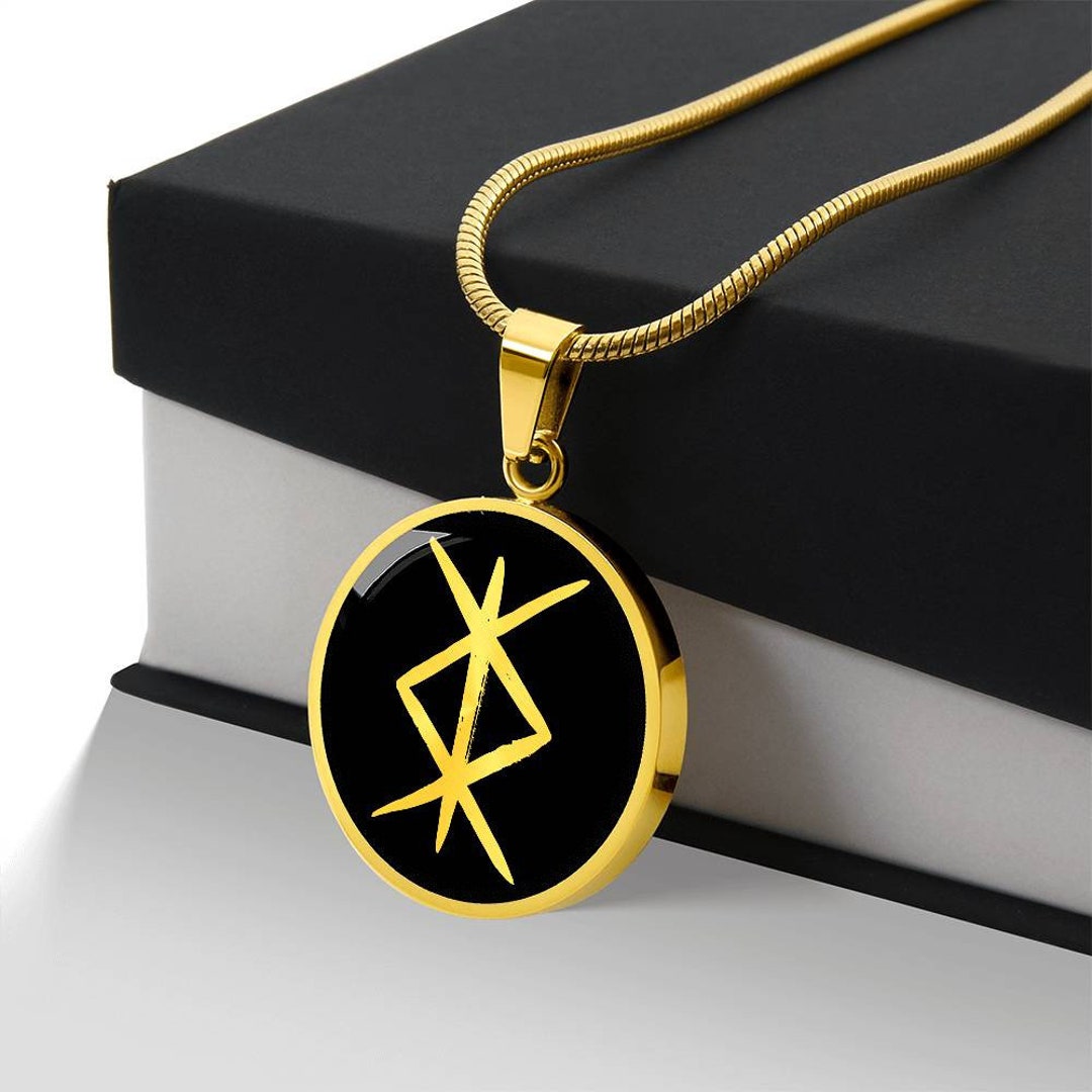 Norse Protection Bind Rune Necklace, Protection Necklace, Norse ...