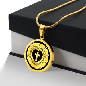 Luther Rose Necklace, Lutheran Necklace, Luther Rose Jewelry ...