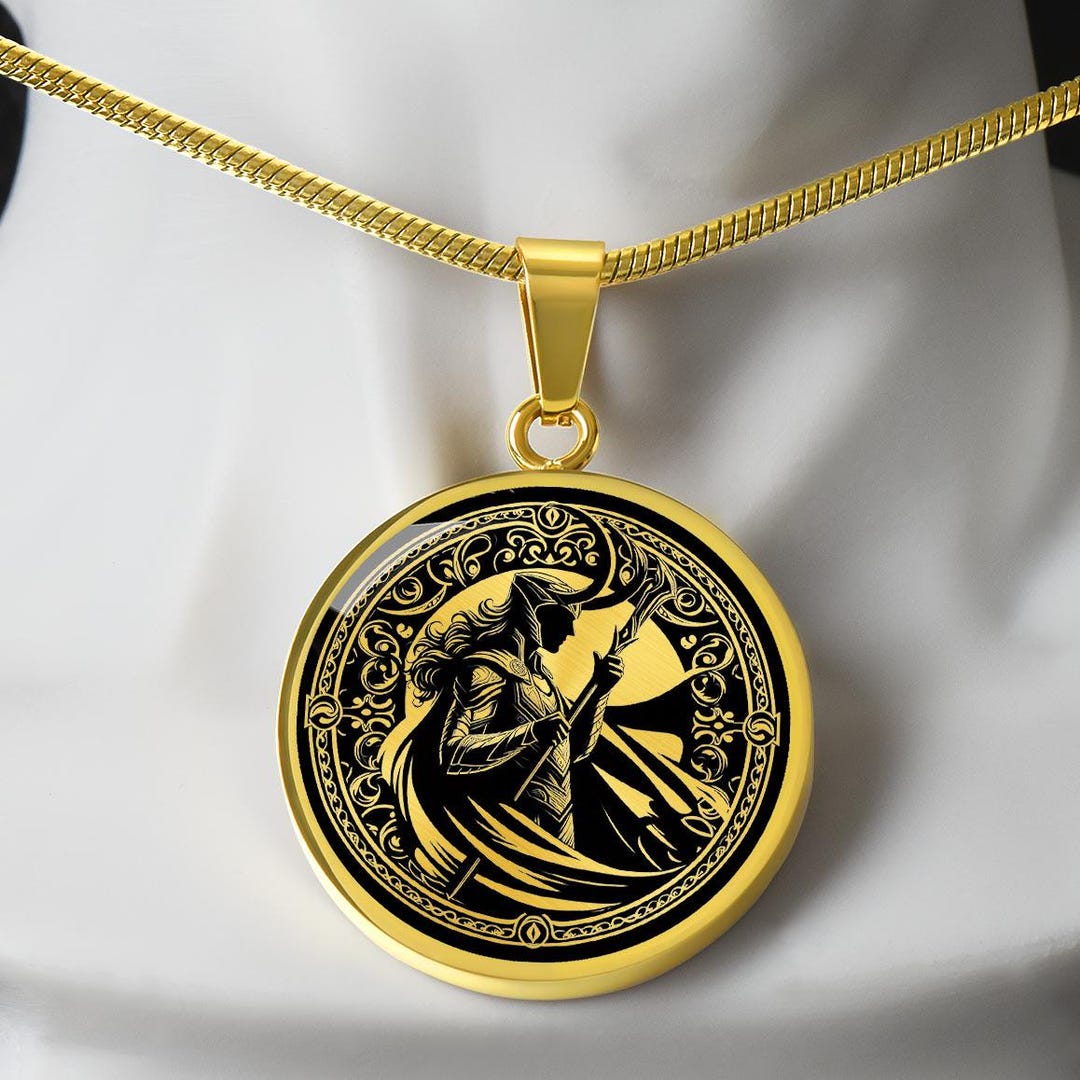 Personalized Loki Necklace, Norse God of Mischief, Pagan Jewelry, Witch ...