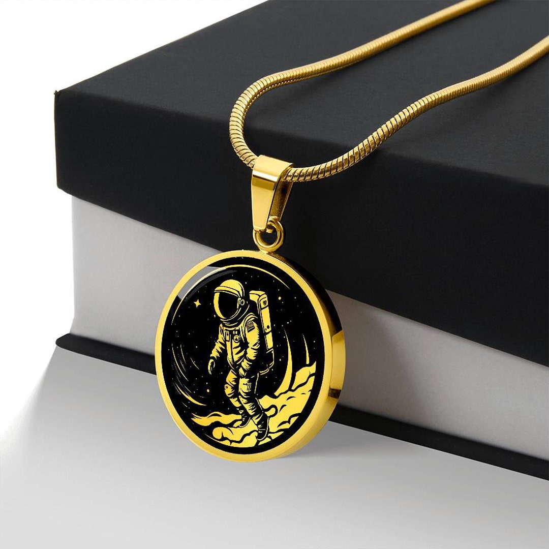 Personalized Astronaut Necklace, Astronaut Gift, Astronaut Pendant ...