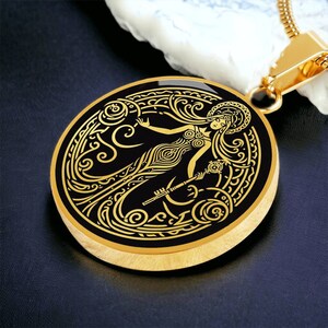 Personalized Syn Necklace, Norse Goddess of Truth and Justice, Pagan ...