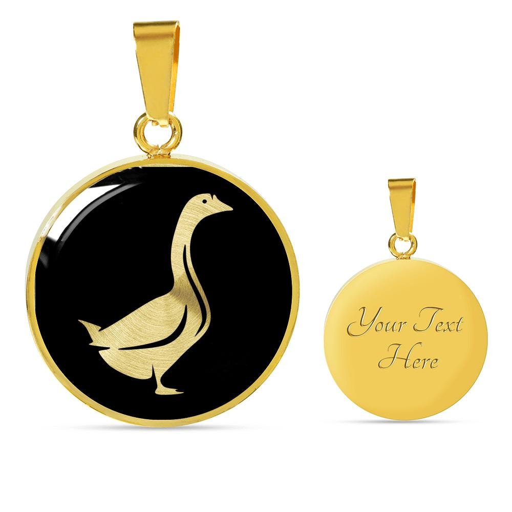 Goose Necklace Goose Gift Goose Pendant Goose Jewelry - Etsy