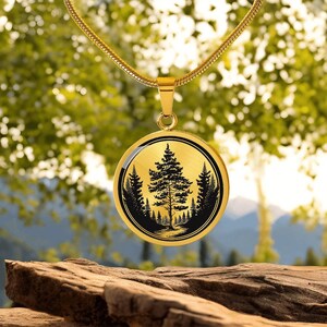 Personalized Spruce Tree Necklace, Spruce Tree Jewelry, Spruce Tree ...