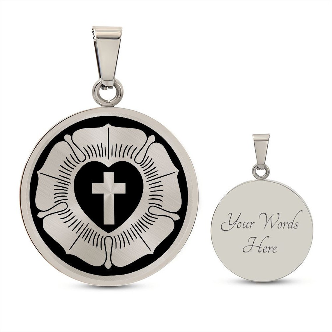 Luther Rose Necklace, Lutheran Necklace, Luther Rose Jewelry ...