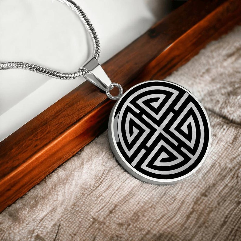 Personalized Lu Symbol Necklace, Chinese Symbol of Prosperity, Fortune ...