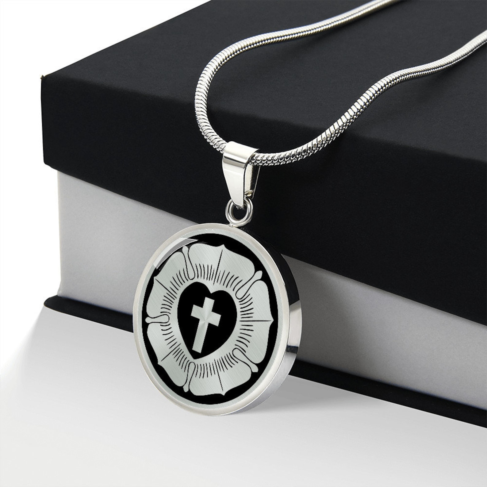 Luther Rose Necklace, Lutheran Necklace, Luther Rose Jewelry ...